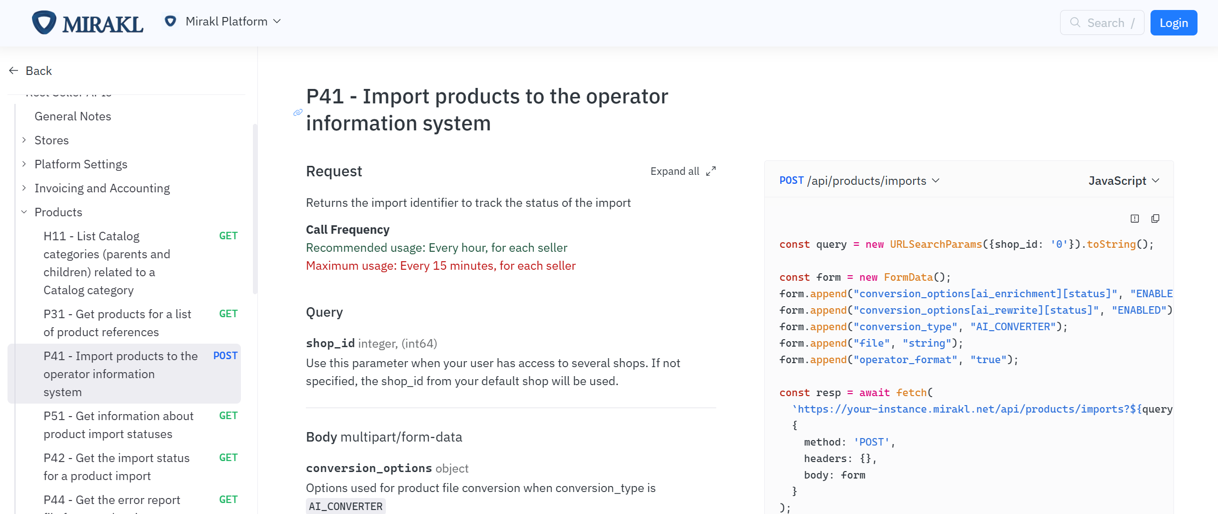Lowe's Seller Documentation - Mirakl